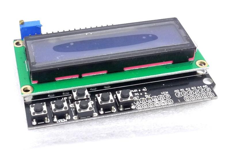 Display Lcd Keypad Shield 16x02 Com Teclado Compatível Com Arduino Gc