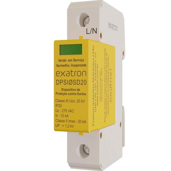 Dispositivo Proteção contra Surtos Exatron 20KA - DPS / Protetor de ...
