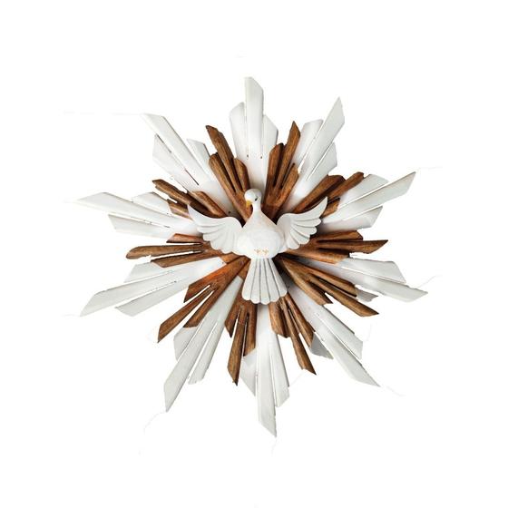 Divino Espírito Santo Com Resplendor Duplo De Duas Cores - Emporio Art ...