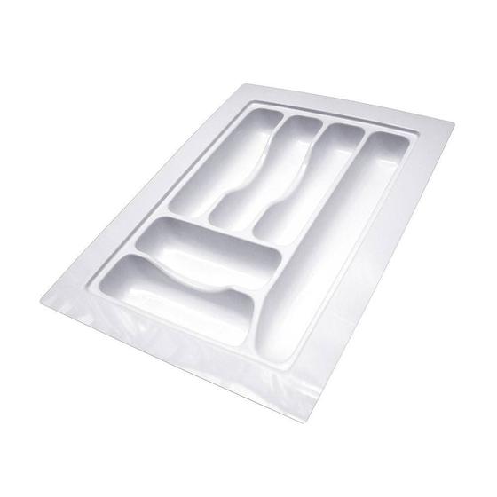 Divisor De Talher Dt05 Ajustável 50 cm x 36 cm Branco - Moldplast - Porta Talheres - Magazine Luiza
