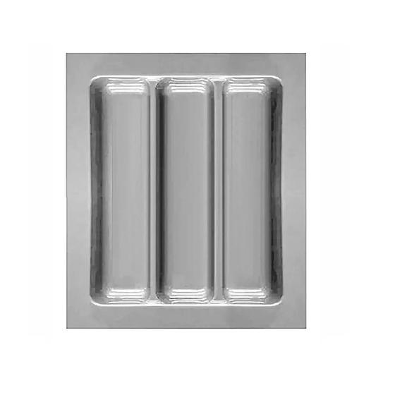Divisor de talher og-47 cinza metalico 375 x 472mm moldplast - Porta Talheres - Magazine Luiza
