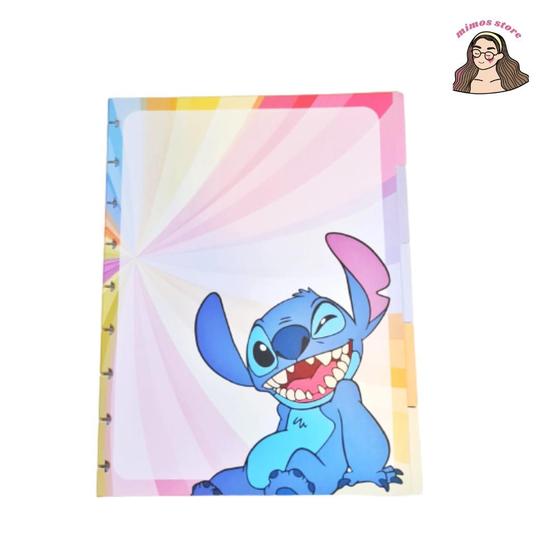 Divisórias para Caderno de Disco Stitch - Médio - Mimos Store ...