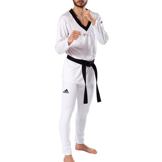 Dobok Adidas Olympic Fighter ClimaCool Gola Preta - Kimono Feminino ...