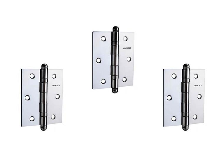 Dobradiça Pado Com Rolamento Aço Carbono Kit 3 Peças - 3025r ...