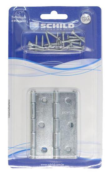 Dobradiça Zincada Galvanizada 3,0 Schild Com 3 Unidades - Comprenet ...