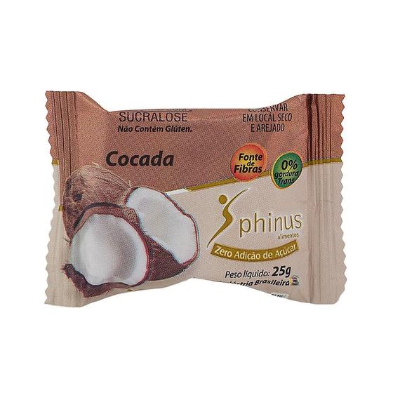 Doce Cocada Phinus Zero Adição de Açúcar 25g - Cocada - Magazine Luiza