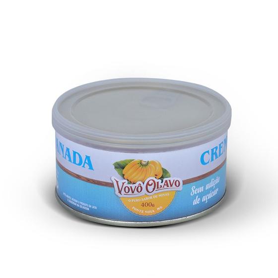 Doce De Banana Bananada Light Cascão Cremosa Vovô Olavo Lata 400g ...