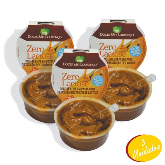 Doce De Leite Diet Zero Açúcar Sem Lactose 100g 3uni - Doces São ...