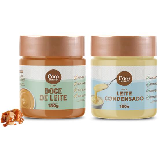 Doce de Leite + Leite Condensado Sem Lactose Vegano e Zero Açúcar ...