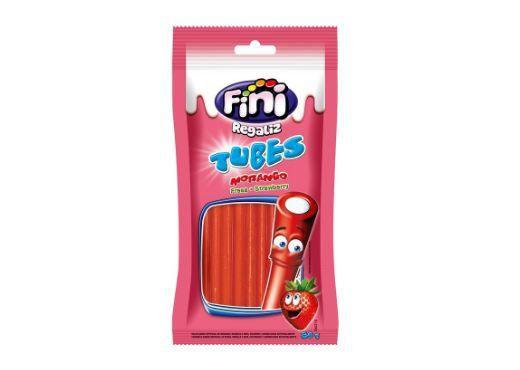 Doce Fini Regaliz Tubes Morango 80g - Balas - Magazine Luiza