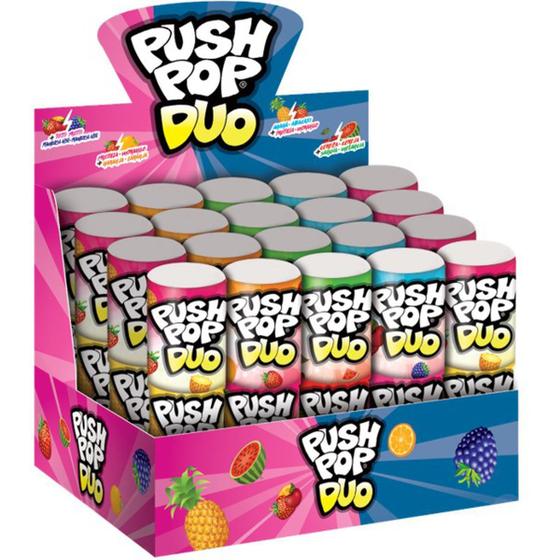 Doce PUSH POP Duo - Bazooka CANDY - Doces e Sobremesas - Magazine Luiza