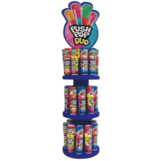 Doce PUSH POP Duo Torre - Bazooka CANDY - Pirulito - Magazine Luiza