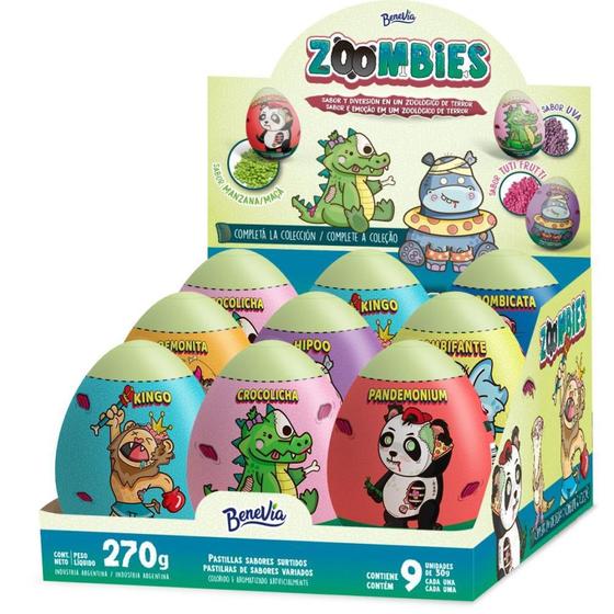 Doce Zoombies OVO Pastilhas 270G - Bazooka CANDY - Doces e Sobremesas ...
