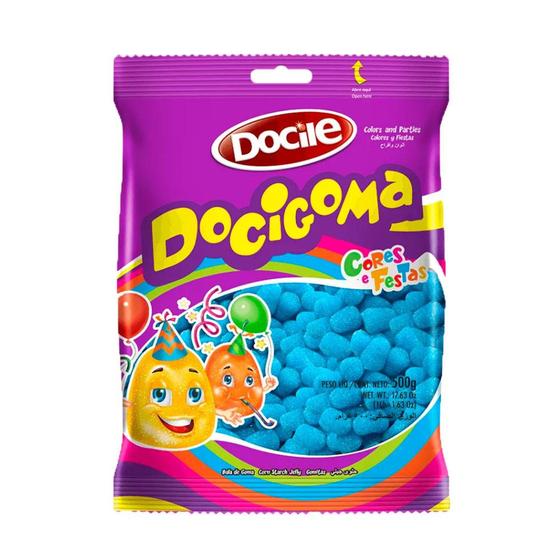 Docile Bala De Goma Mini Sino Azul 500 Grs - Balas - Magazine Luiza