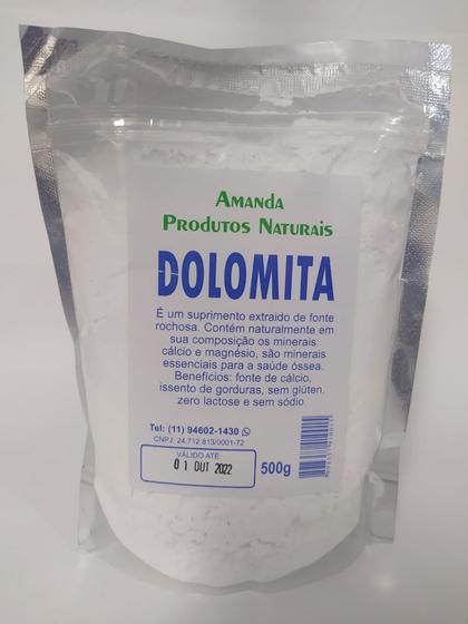 Dolomita em pó 500g - Mascara facial - Amanda - Fitoterápicos ...