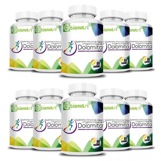 Dolomita Natural 60 Cápsulas 10X Unidades - Bionutri - Fitoterápicos e ...