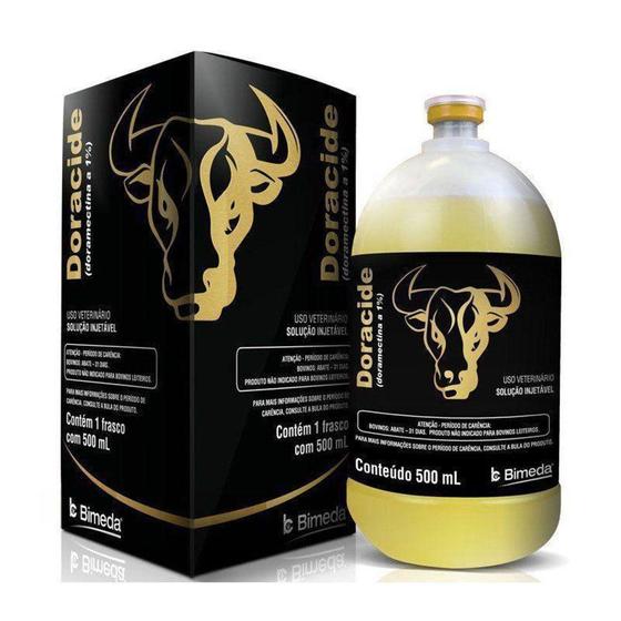 Doracide doramectina 1 injetável 500 ml - Bimeda - Vermífugo - Magazine ...