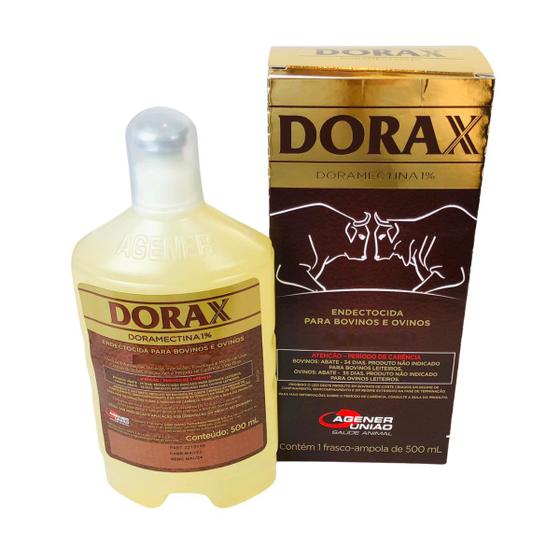 Dorax Doramectina 1% 500mL Vermífugo Bovinos E Ovinos Agener - Agener ...