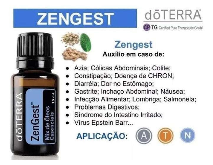 döTERRA ÒleoEssencial ZenGest 5ml - Óleos Essenciais - Magazine Luiza