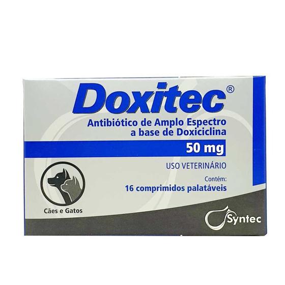 Doxitec Syntec 50mg 16 Comprimidos - Medicamentos - Magazine Luiza