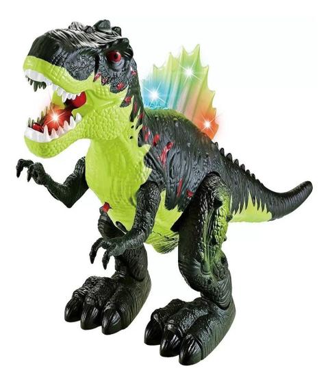 Dragão Robo Brinquedo Dinossauro Anda Solta Fumaça Pais And Filhos