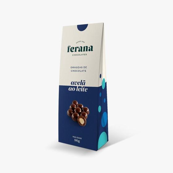 Drágea Avelã Ao Leite 90g - Ferana Chocolates - Chocolate / Barra de ...