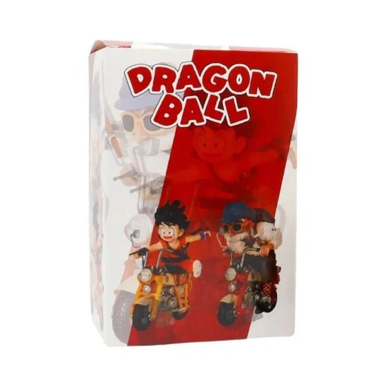 Dragon Ball Z Goku Freezer Cell Mestre Roshi Figura De Motocicleta Tom ...