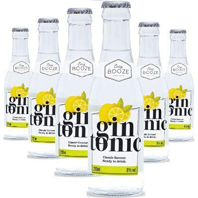 Drink Pronto Gin Tonica EASY BOOZE 200ml (6 garrafas) - Drinks Prontos ...