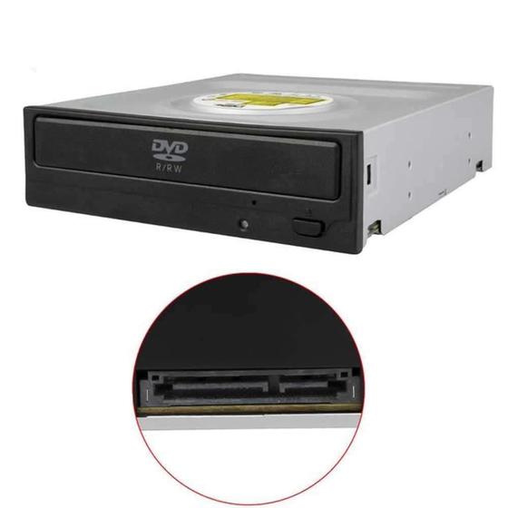 Drive Optico Leitor Gravador DVD CD Reprodutor Interno PC - Js ...