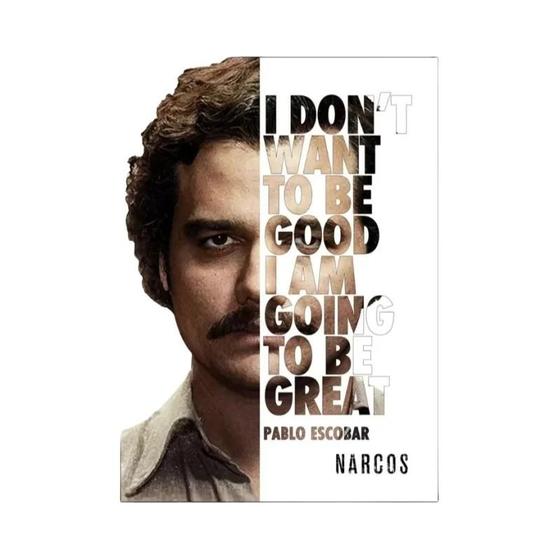 Droga Colombiana Gangster Senhor Pablo Escobar Narcos Mugshot Poster ...