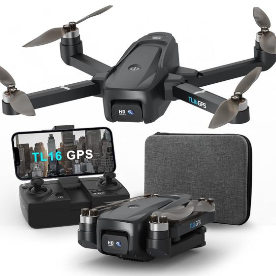 Drone GPS Tolatoyus TL16 com camera 4K 249g com retorno automatico 5G Drone Magazine Luiza