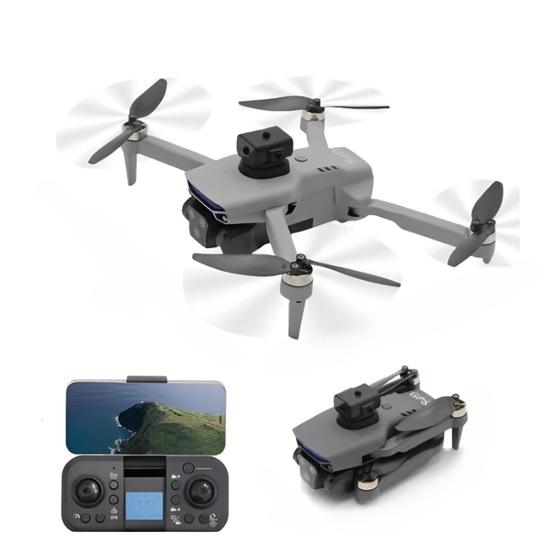 Drone Semi Profissional com GPS e Câmera Dupla, Controle com Visor e ...