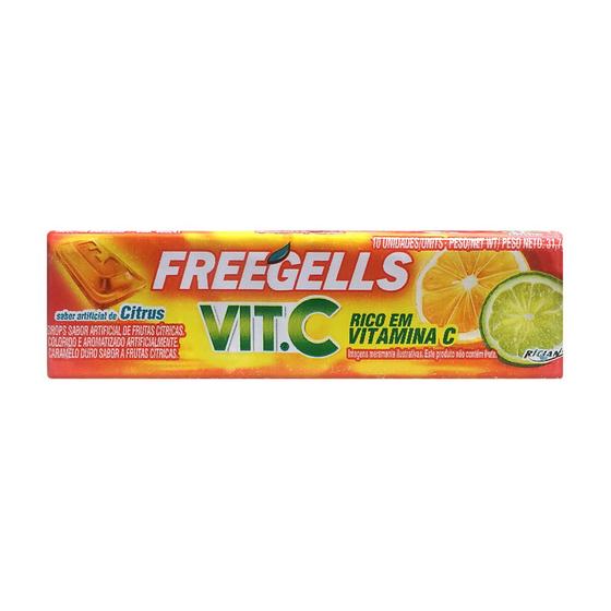 Drops Freegells Vit C Citrus com 31,7g - Balas - Magazine Luiza