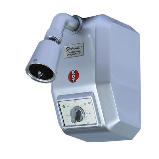 Ducha Chuveiro Inteligente Eletrônica Programável de Parede KDT Prata ...