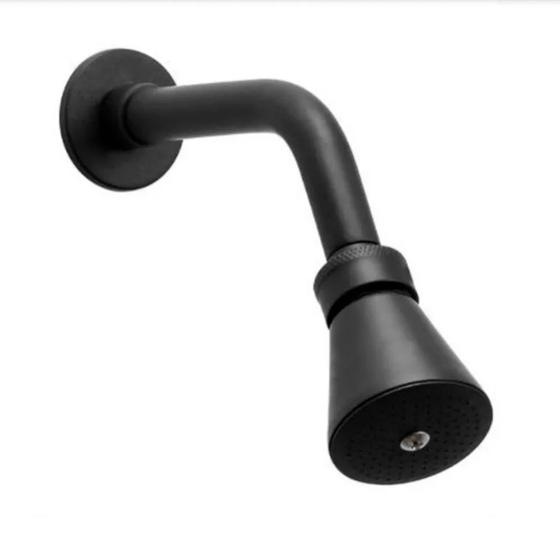 Ducha Tradicional Economica Luxo Black Matte Preto Fosco - Jed Metais ...