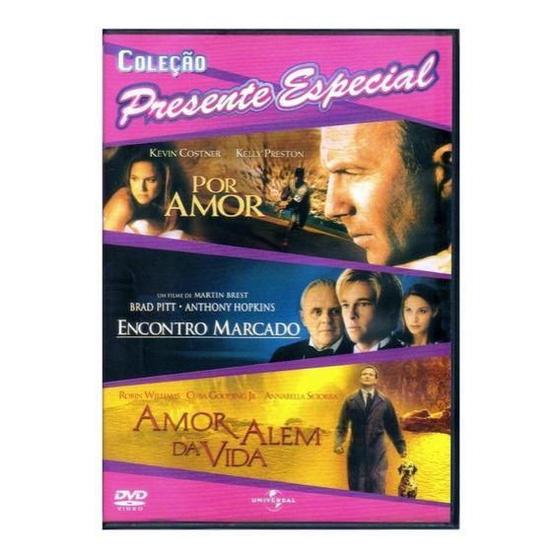 Dvd 3 Filmes Encontro Marcado / Por Amor / Amor Além Da Vida ...