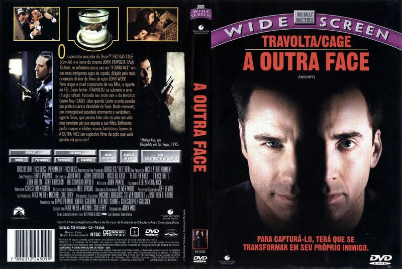 Dvd A Outra Face - John Travolta / Nicolas Cage - Paramount - Filmes de ...