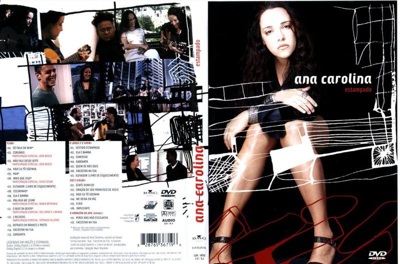 DVD Ana Carolina Estampado - Dolby Digital - Livros de História e Geografia - Magazine Luiza