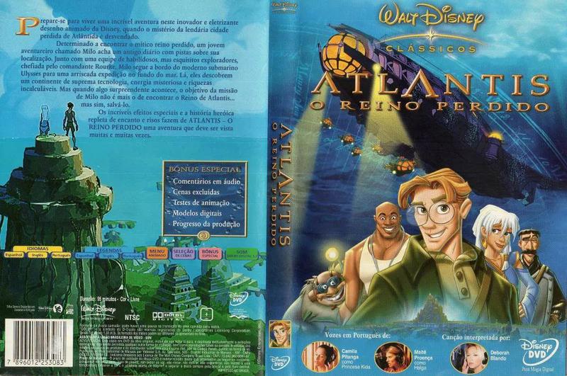 DVD Atlantis O Reino Perdido - DISNEY - Revista HQ - Magazine Luiza