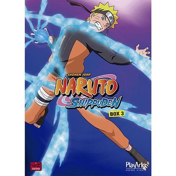 DVD BOX - Naruto Shippuden - 1ª Temporada - Box 3 - 4 Discos - playarte ...