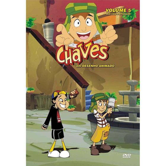 DVD Chaves Em Desenho Animado Volume 5 - Televisa - Minissérie e Séries ...
