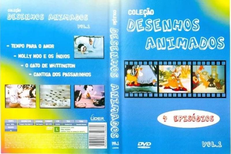 Dvd Coleçao Desenhos Animados Vol 1 (4 Episodios) - LIDER - Livros de ...