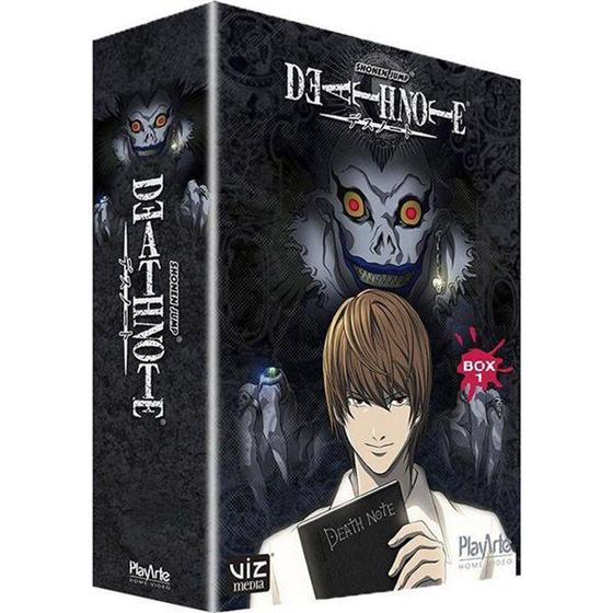 DVD - Death Note: Box 1 - Playarte - Minissérie e Séries de TV ...