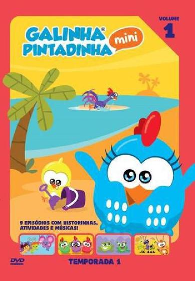 Dvd Galinha Pintadinha Mini, V.1 - 1ª Temporada - Som Livre - Livros de Literatura Infantil ...
