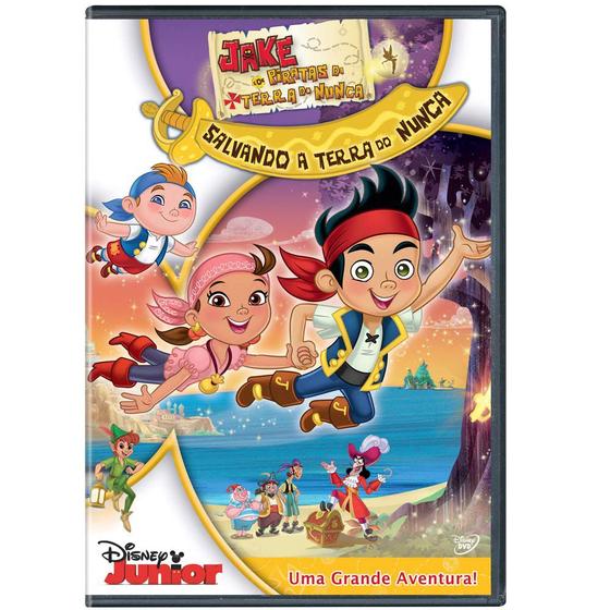 DVD - Jake e os Piratas Da Terra Do Nunca - Salvando a Terra Do Nunca - Disney - Livros de ...