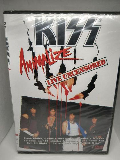 DVD Kiss - Animalize Live Uncensored - LW Editora - Livros de Arte e ...
