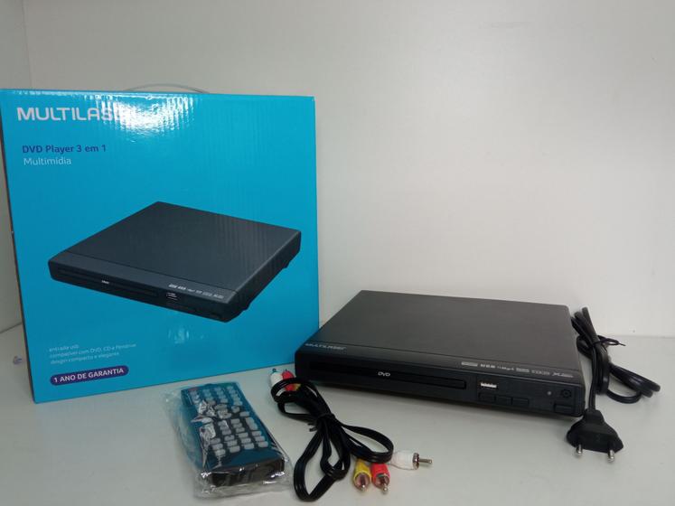 Dvd multilaser s/ hdmi - Dvd Player - Magazine Luiza