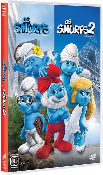 DVD Os Smurfs + Os Smurfs 2 (NOVO) - Sony - Revista HQ - Magazine Luiza