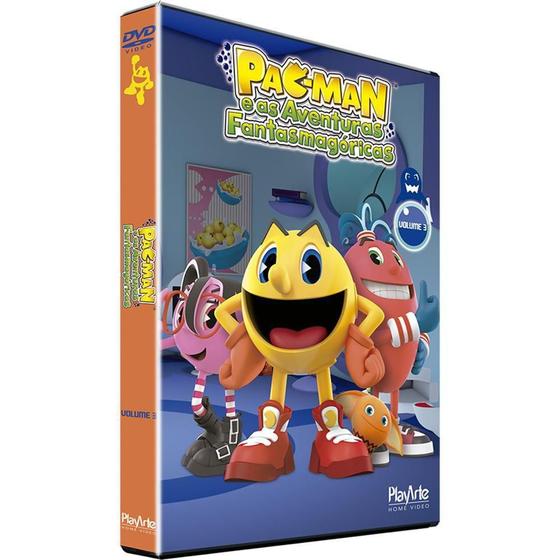 Dvd - Pac-Man E As Aventuras Fantasmagóricas Vol. 3 - Playarte - Livros ...