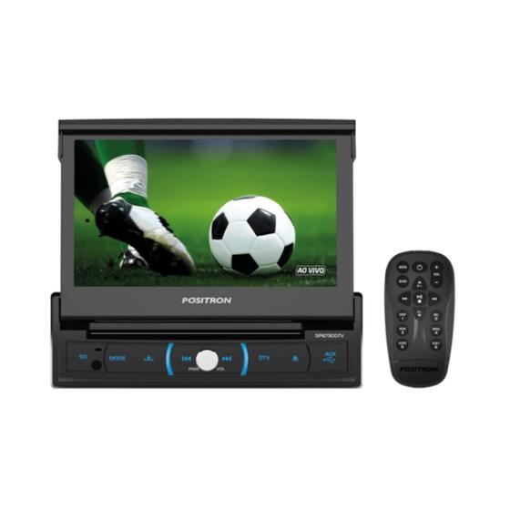 Dvd Player Pósitron Sp6730dtv 1din Retrátil Bt Tv Esp Usb Sd - Positron ...